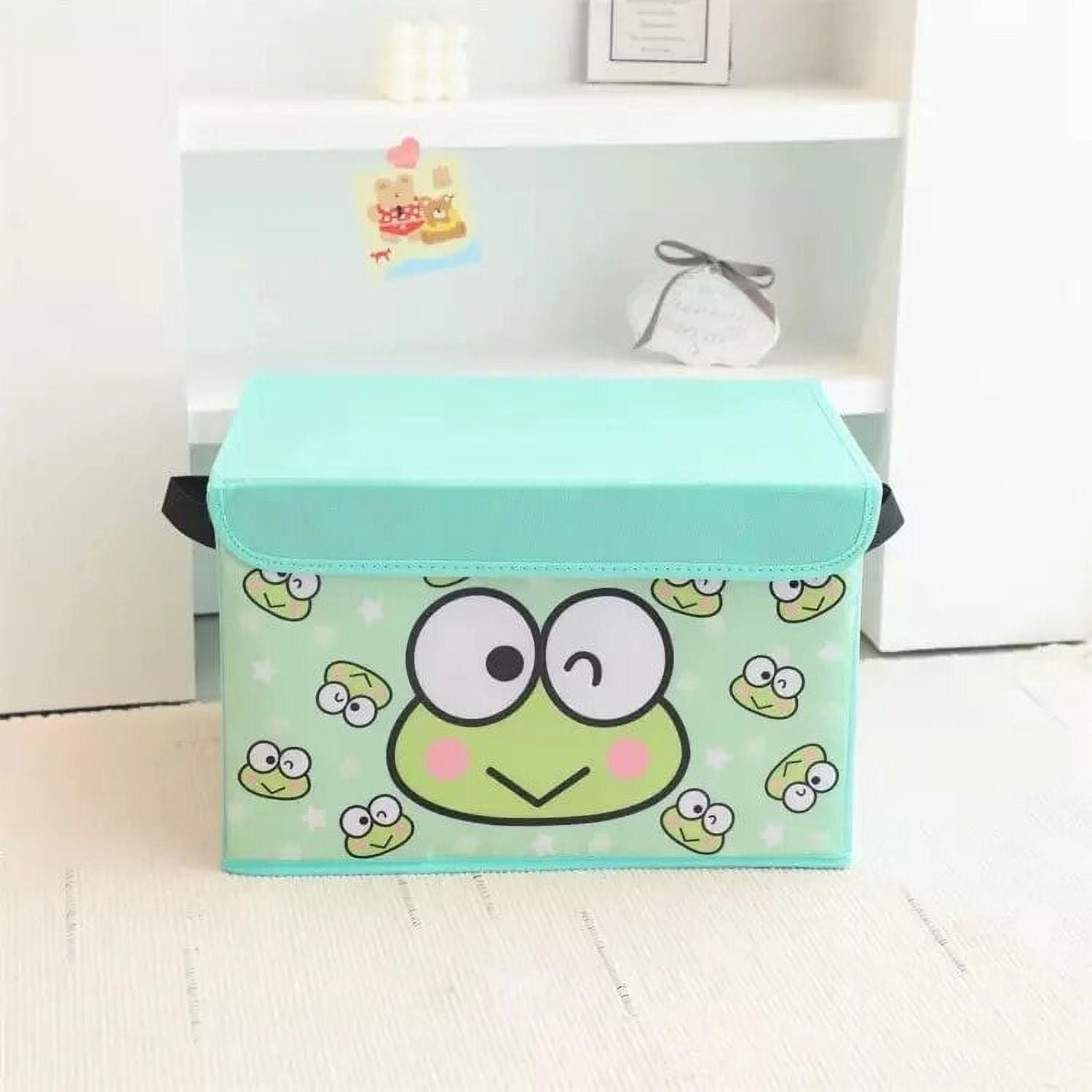 Sanrio Hello Kitty Keroppi Hangyodon Cute Cartoon Storage Box Toy Trash ...