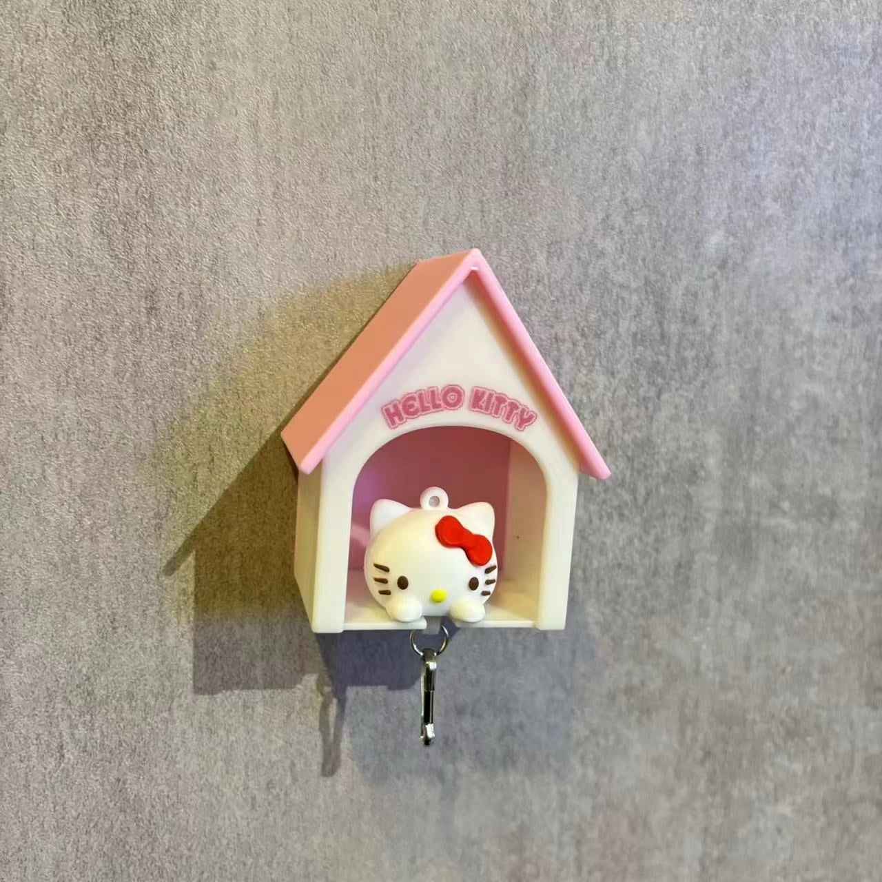 Sanrio Hello Kitty Key Hanger Cute Cartoon Kuromi Cinnamoroll My Melody ...