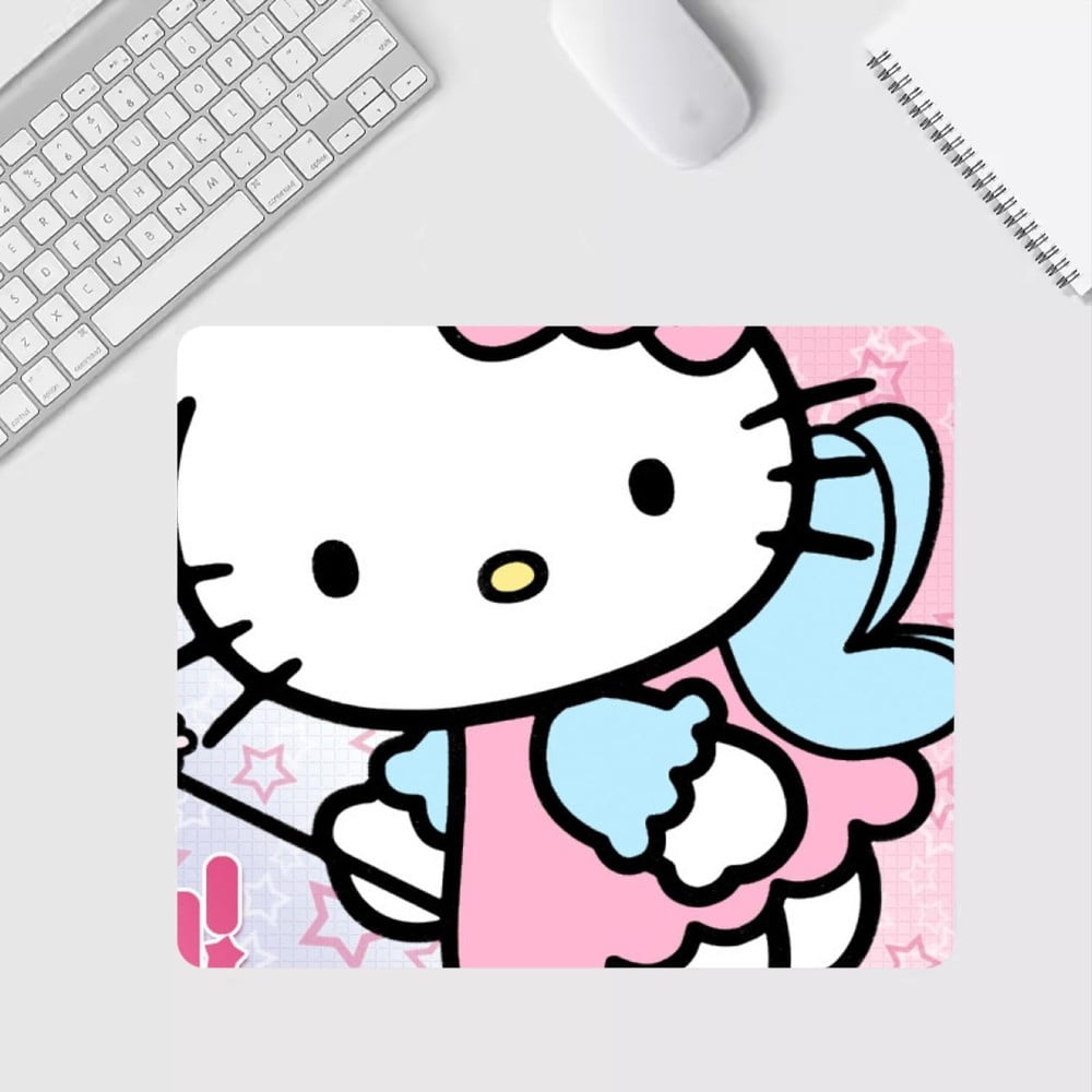Sanrio Hello Kitty Kitty MINISO Cat Hello Mousepad Computer Desk Mat ...