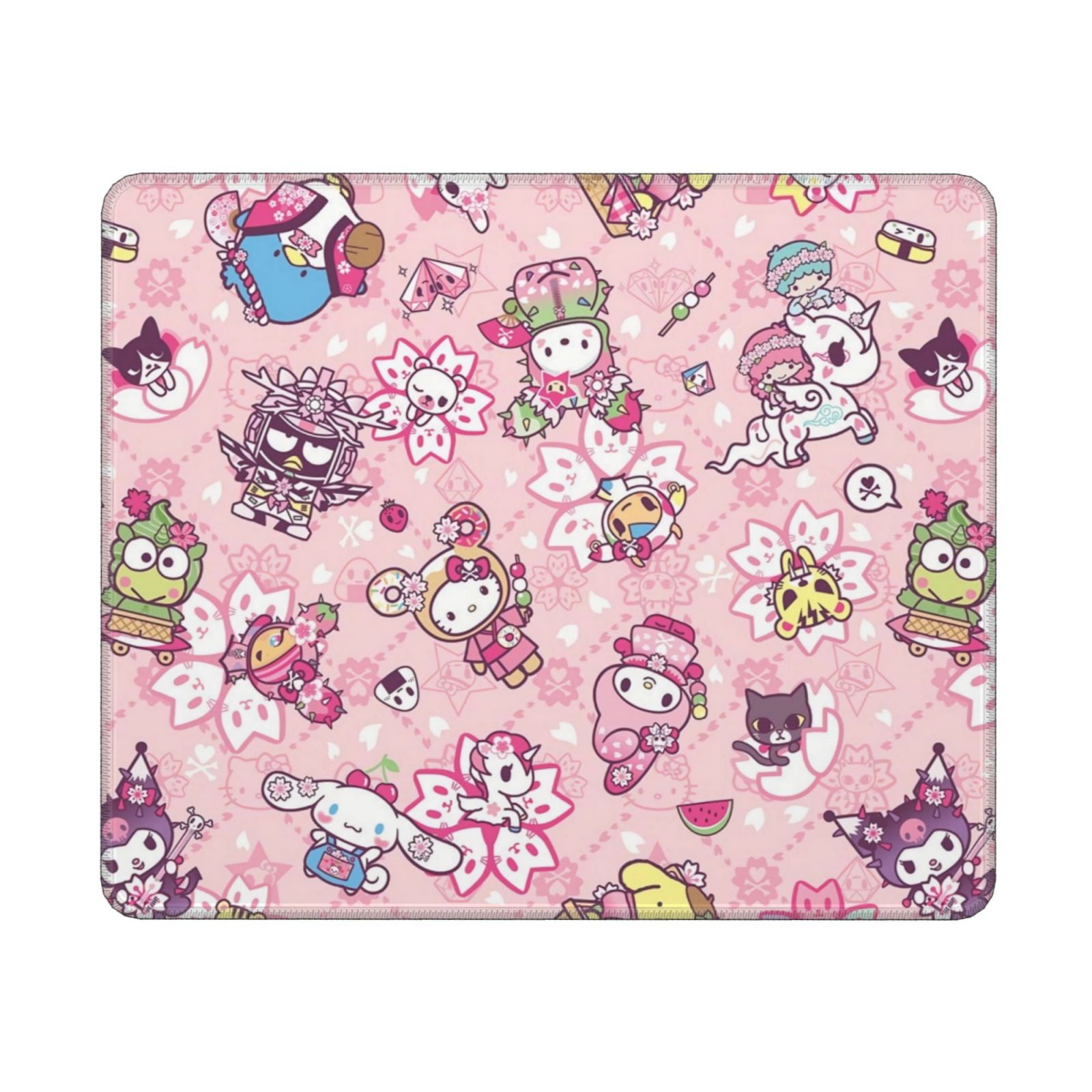 Sanrio-Hello-Kitty Kuromi And Melody Cinnamoroll Mouse Pad,Kawaii Anime ...