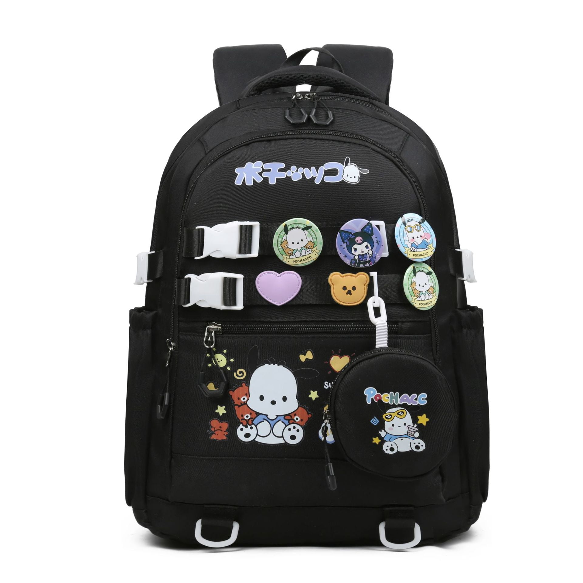 Sanrio Hello Kitty Kuromi Cartoon Backpack Lovely Schoolbag Gift ...