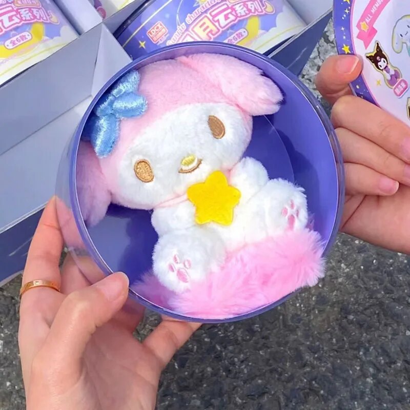 Sanrio Hello Kitty Kuromi Cinnamorol Blind Box Kawaii Plush Doll Toys ...