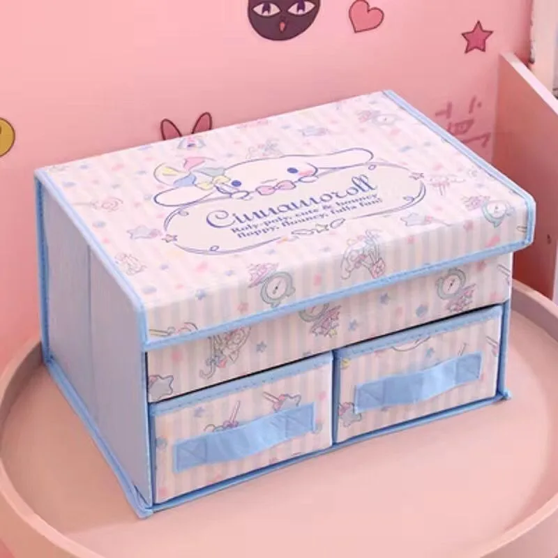 Sanrio Hello Kitty Kuromi Creative Drawer Fabric Storage Box ...