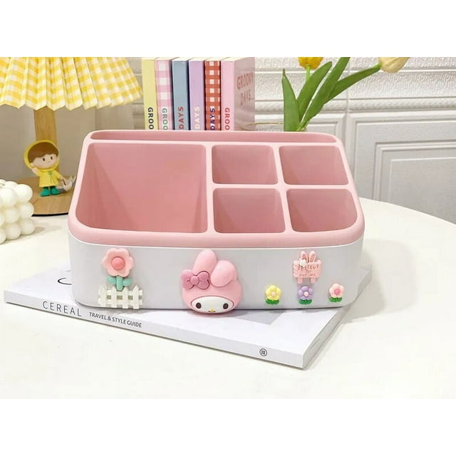 Sanrio Hello Kitty Kuromi Desktop Storage Box Cute Cartoon Multi ...