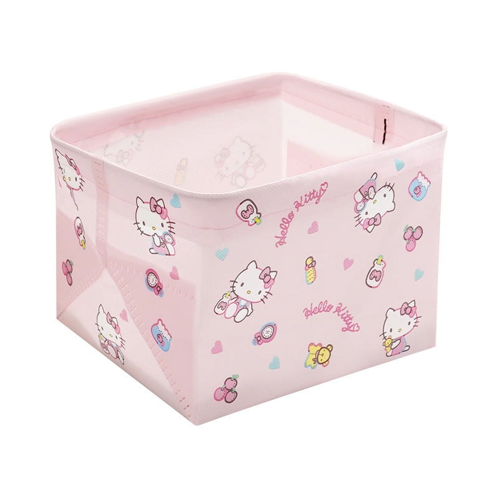Sanrio Hello Kitty Kuromi Foldable Clutter Storage Box Desktop ...