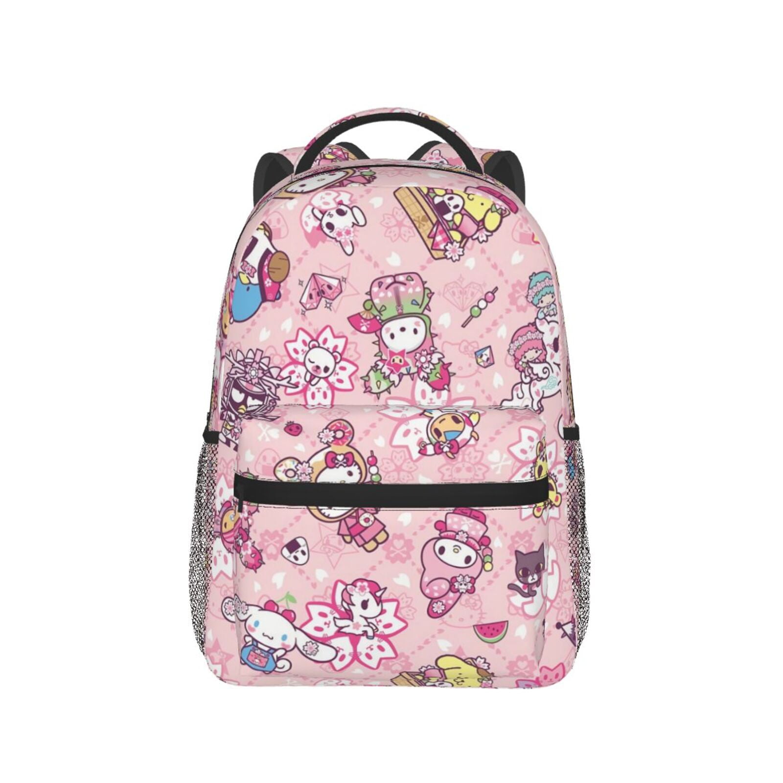 Sanrio-Hello-Kitty Kuromi and Melody Cinnamoroll Backpack,Fabric & PVC ...