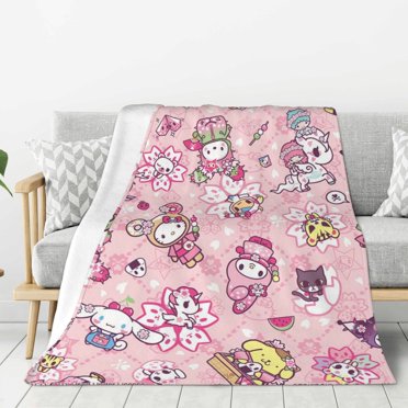 Hello Kitty And Friends Chococat Character Soft Fleece Plush Throw ...