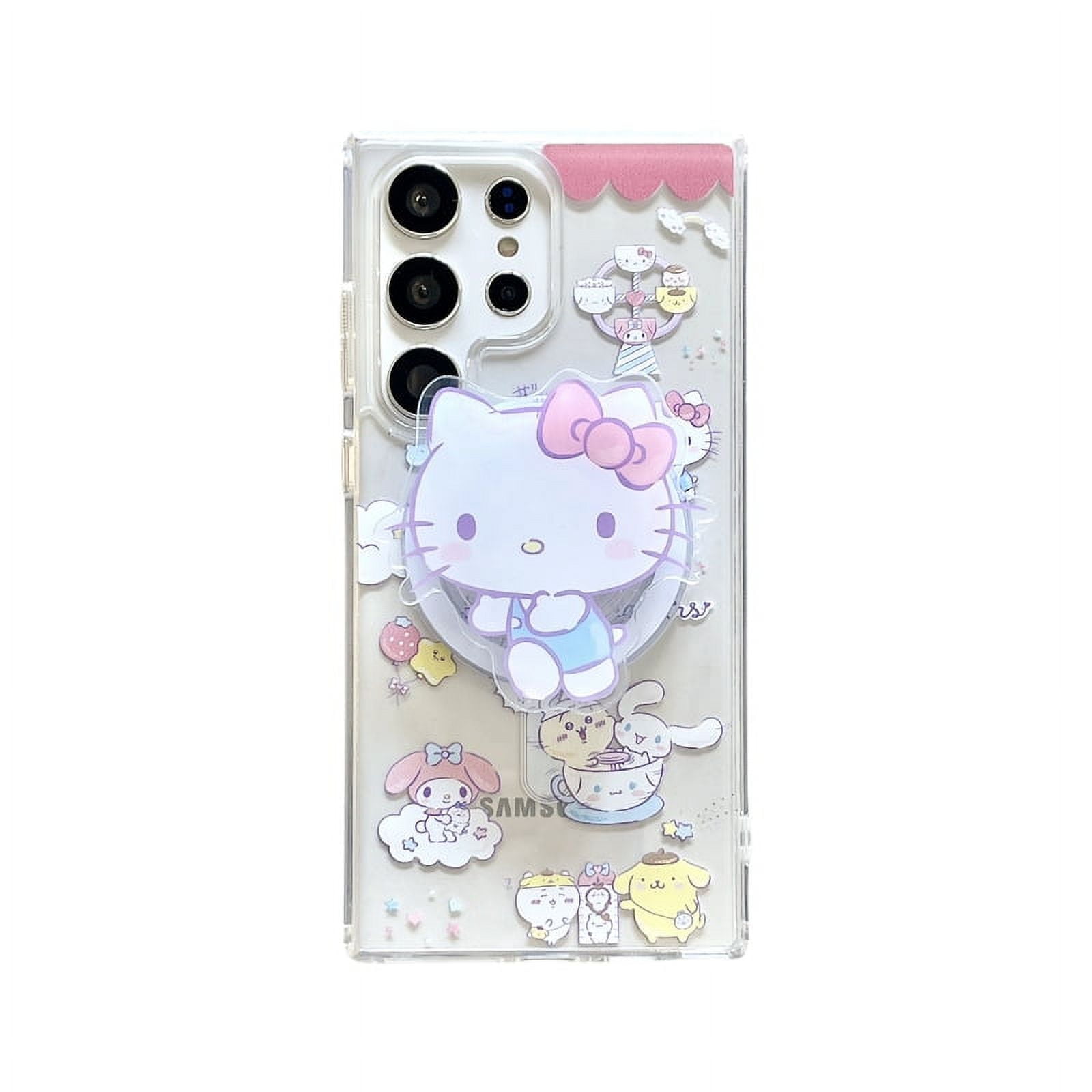 Sanrio Hello Kitty Kuromi Melody Purin Magnetic Magsafe Wireless Charge ...