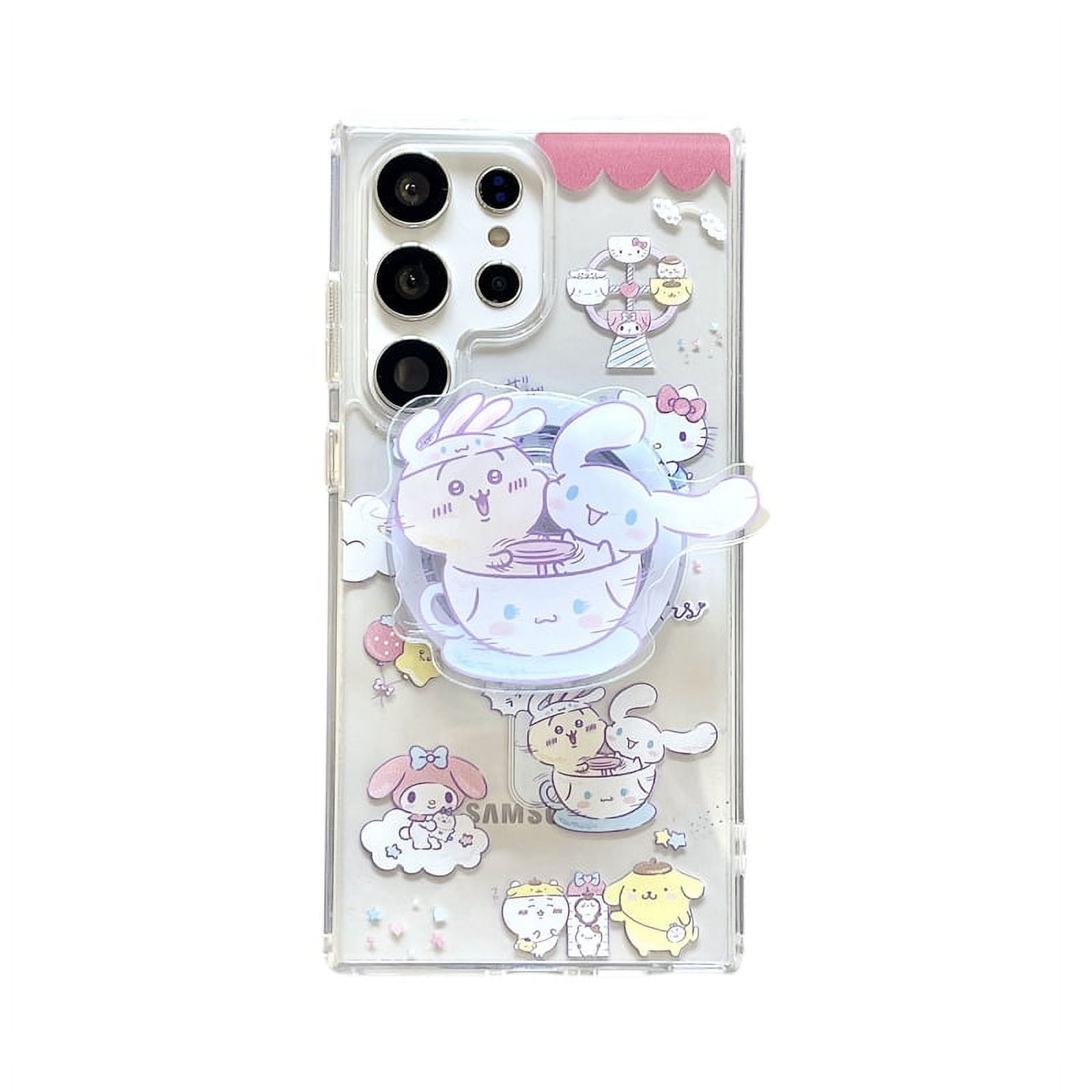 Sanrio Hello Kitty Kuromi Melody Purin Magnetic Magsafe Wireless Charge ...