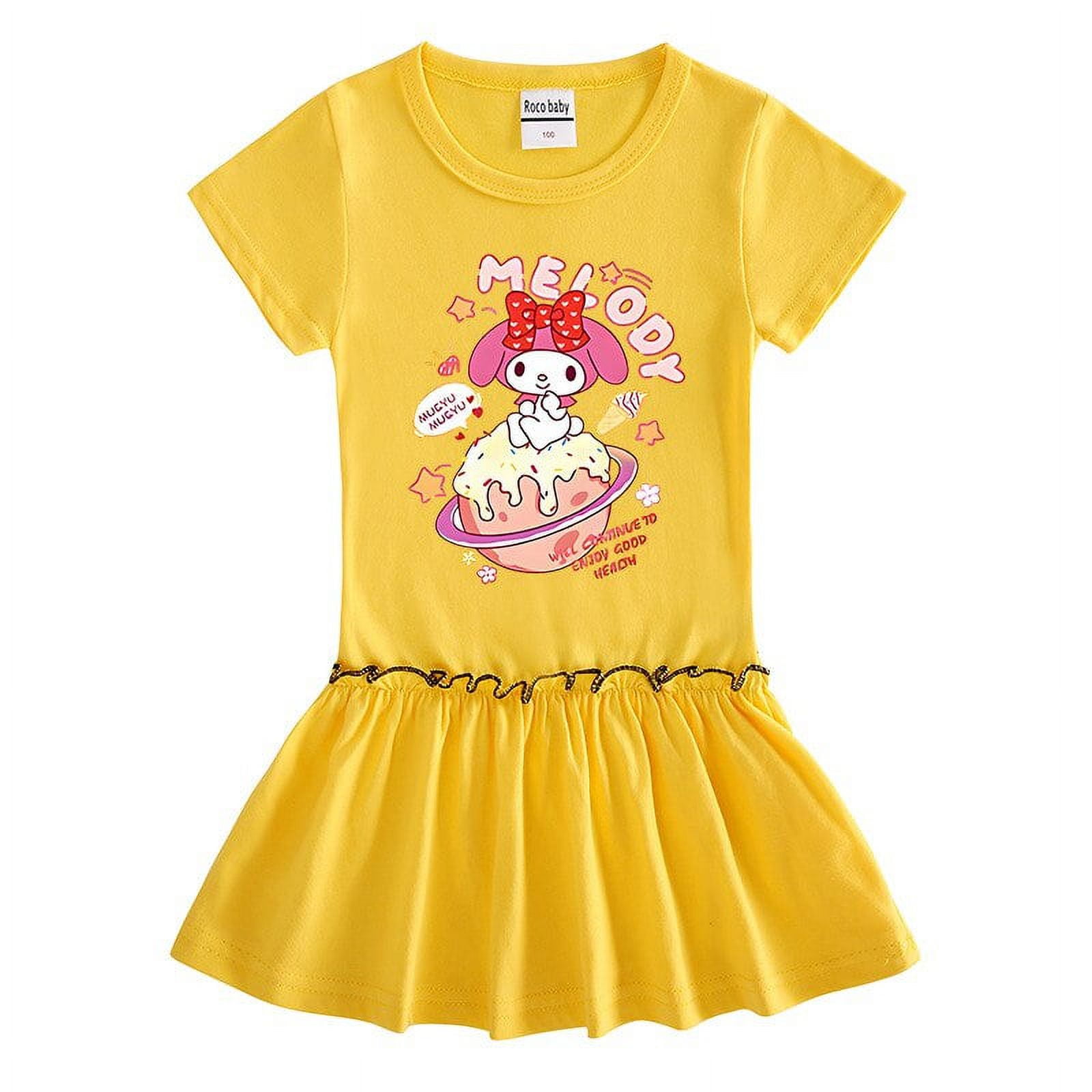 Sanrio Hello Kitty Kuromi My Melody Cinnamoroll 2023 Summer New Korean Children Clothing Short ...