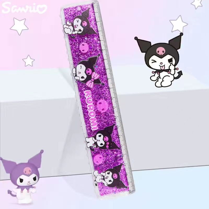 Sanrio Hello Kitty Kuromi My melody quicksand ruler kawaii creative ...