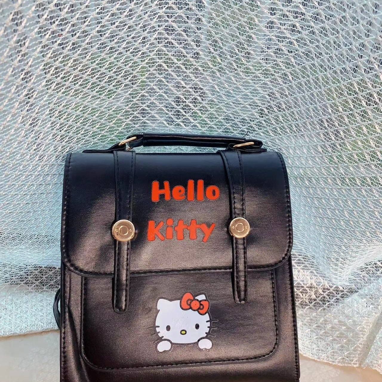 Sanrio Hello Kitty Leather Mini Crossbody Tote Bag Kawaii Jk Uniform ...