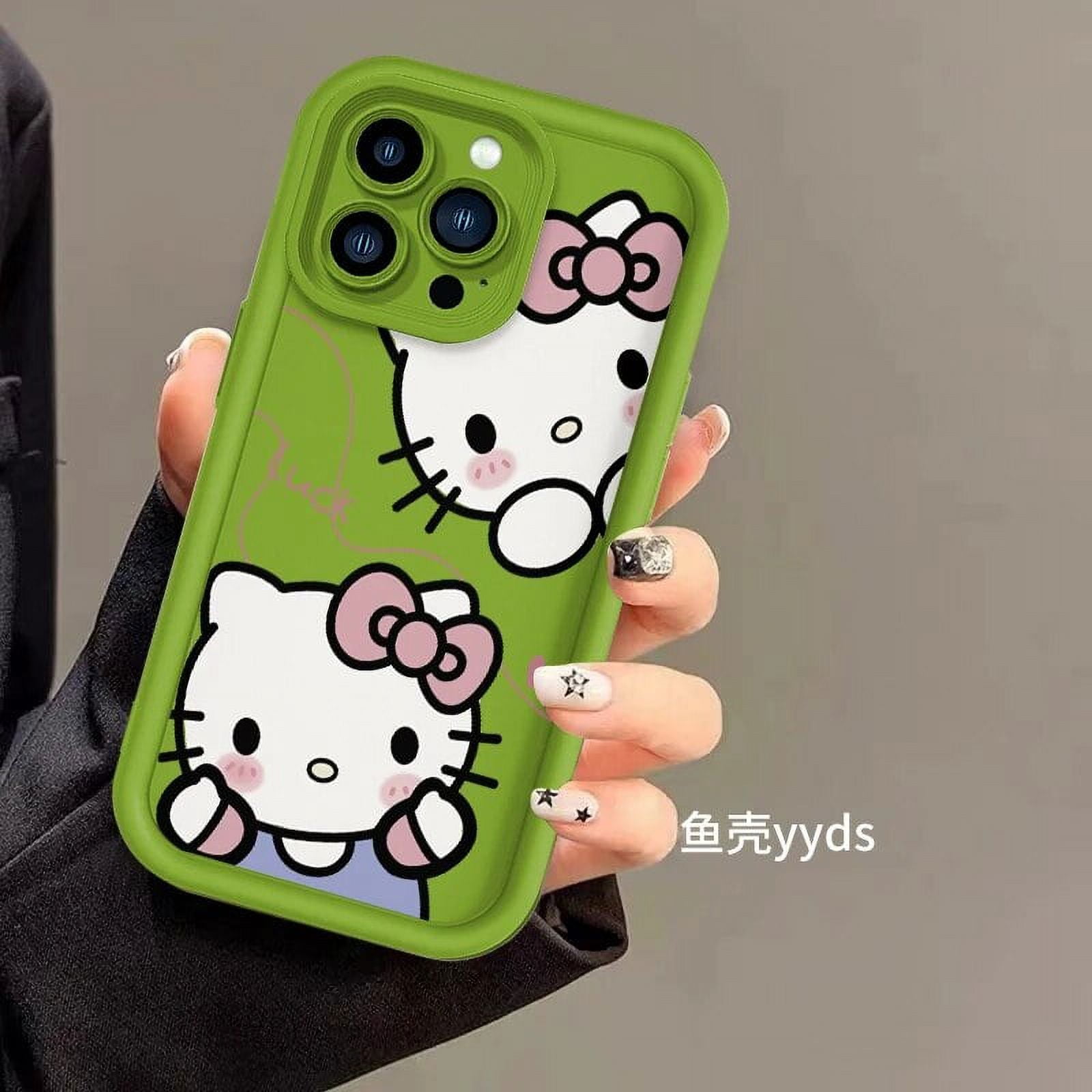 Sanrio Hello Kitty Liquid Silicone Case For iPhone 15 14 13 11 12 Pro ...