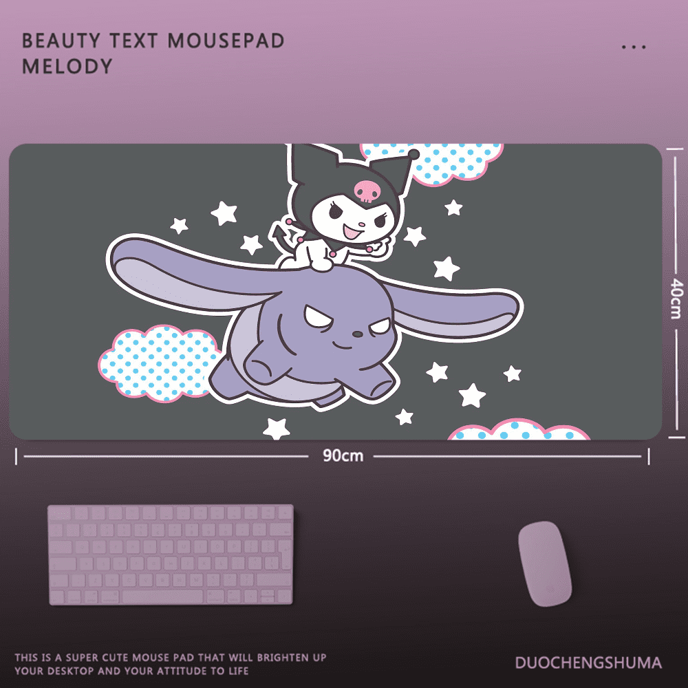 Sanrio Hello Kitty MINISO Mousepad Large Gaming Mousepad Keyboard Gamer ...