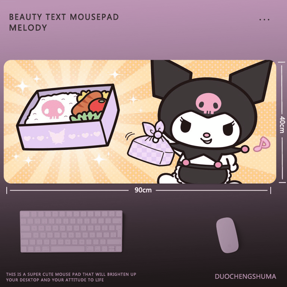 Sanrio Hello Kitty MINISO Mousepad Large Gaming Mousepad Keyboard Gamer ...