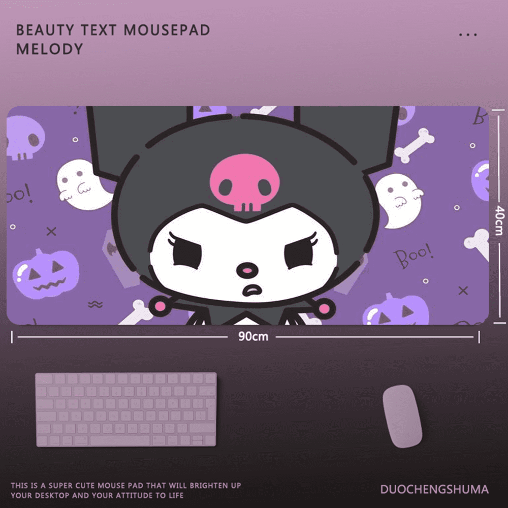 Sanrio Hello Kitty MINISO Mousepad Large Gaming Mousepad Keyboard Gamer ...