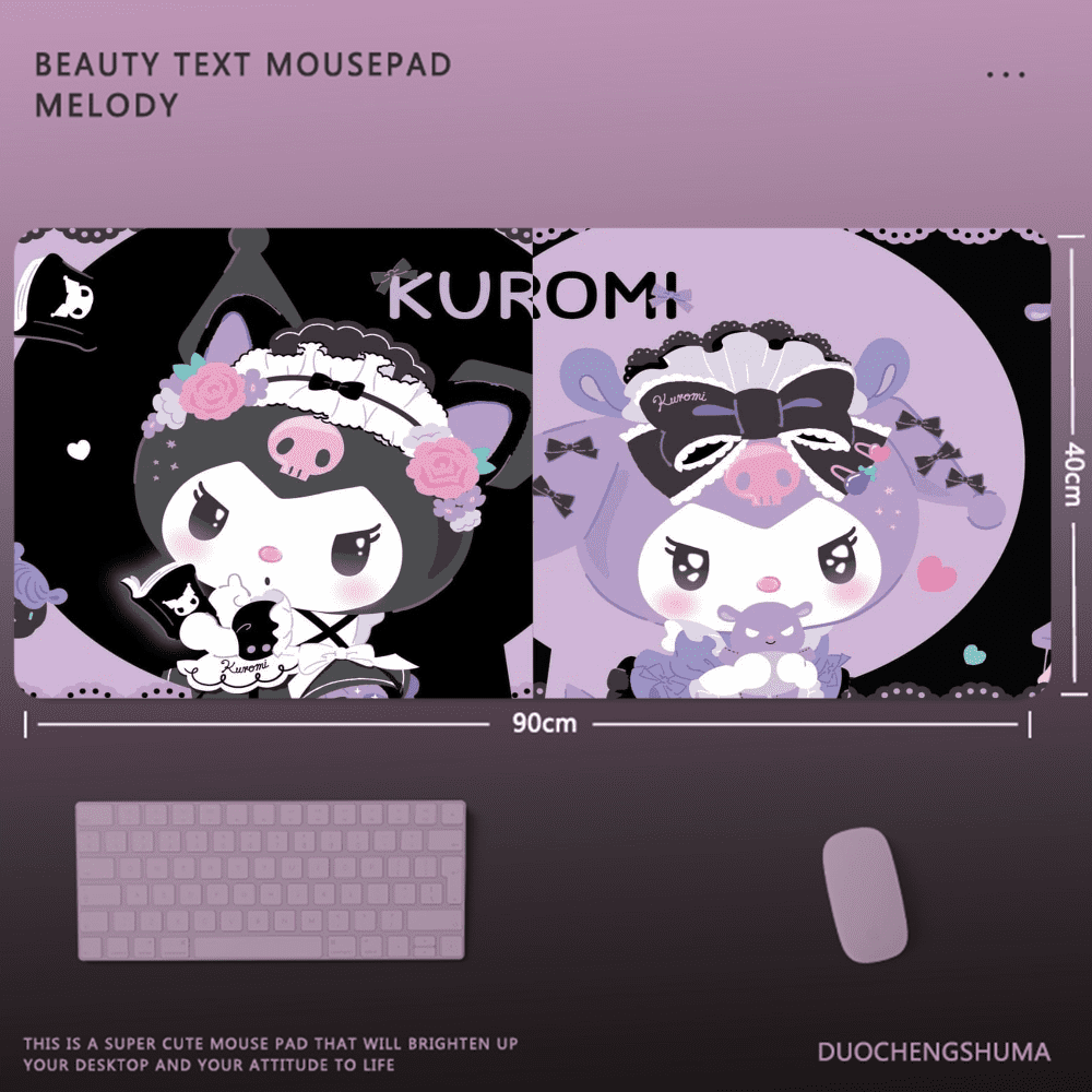 Sanrio Hello Kitty MINISO Mousepad Large Gaming Mousepad Keyboard Gamer ...