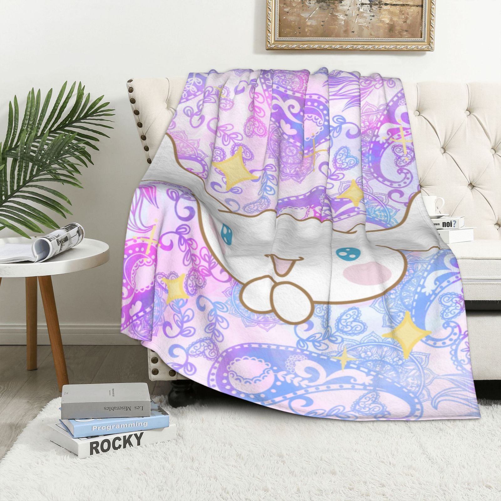 Sanrio,Hello Kitty,Melody,Kuromi,Cinnamoroll,Bare Home Fleece Blanket ...