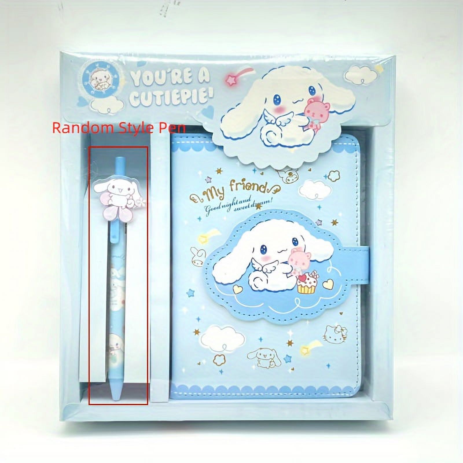 Sanrio Hello Kitty Melody Kuromi Cinnamoroll Pom Pom Purin Notebook ...