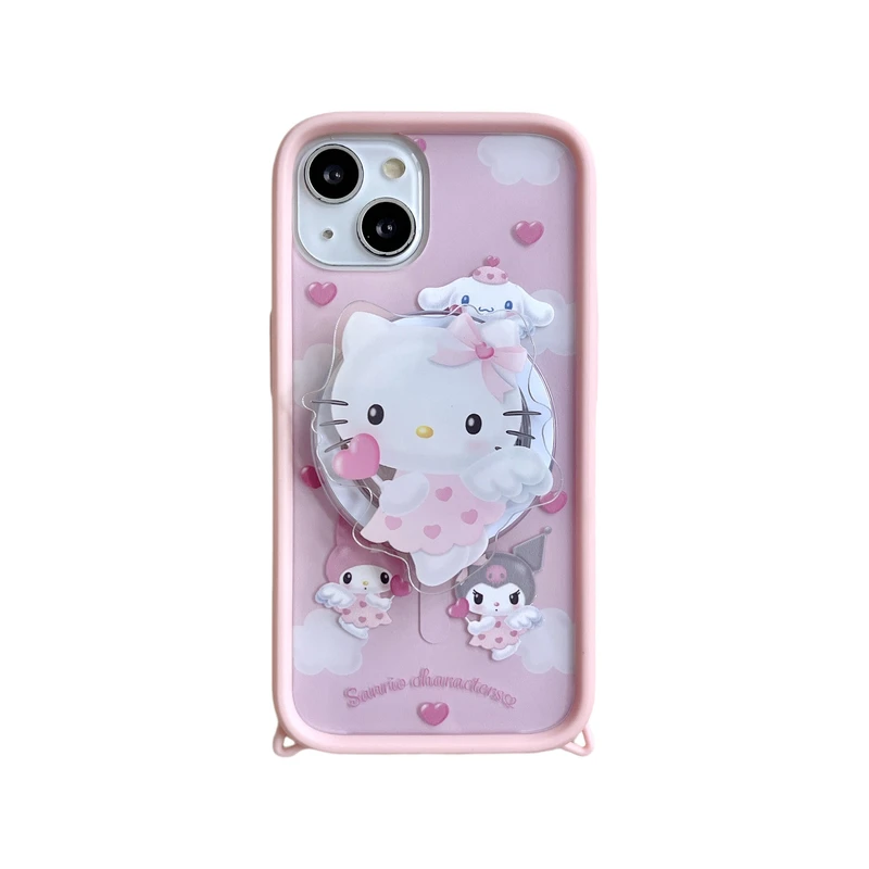 Sanrio Hello Kitty Melody Kuromi Purin Magnetic Bracket Magsafe ...