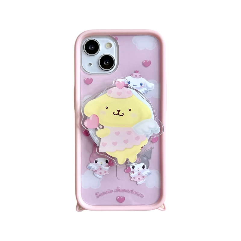 Sanrio Hello Kitty Melody Kuromi Purin Magnetic Bracket Magsafe ...