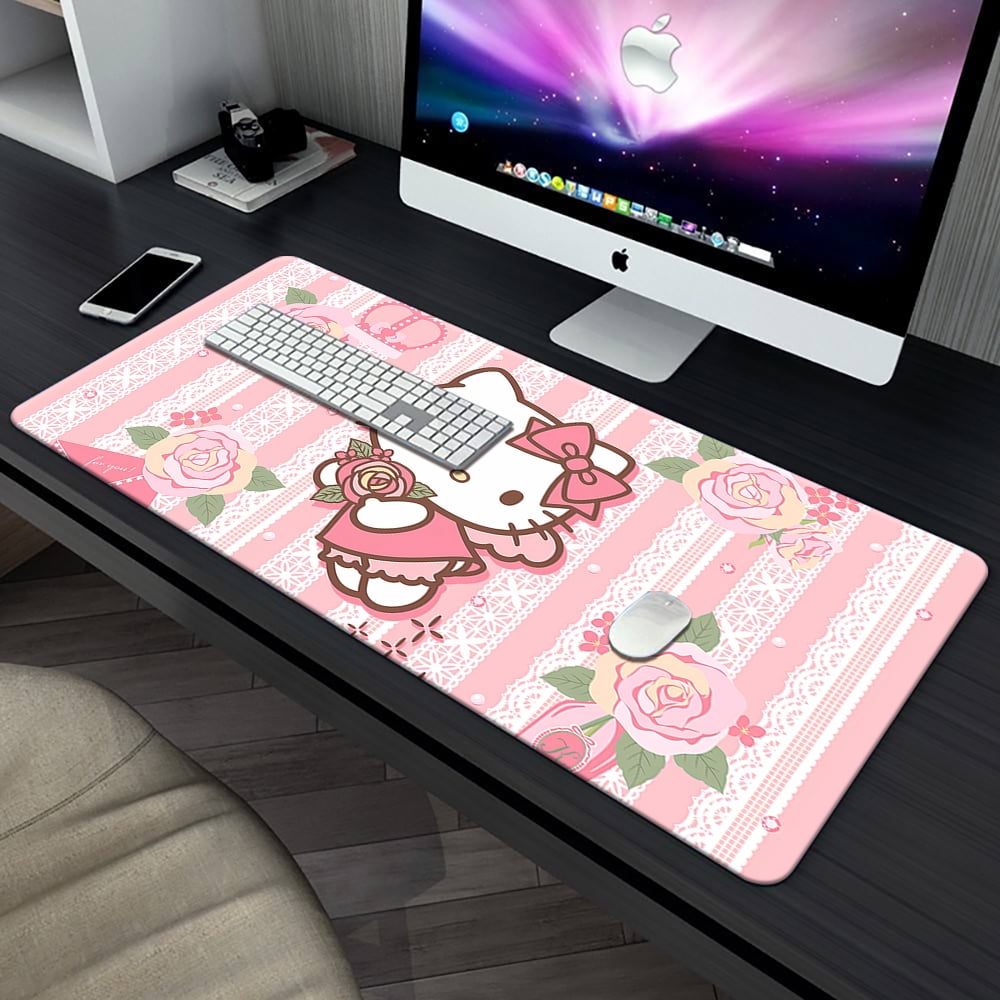Sanrio Hello Kitty Melody Mouse Pad Keyboard Gaming Accessories Mouse ...