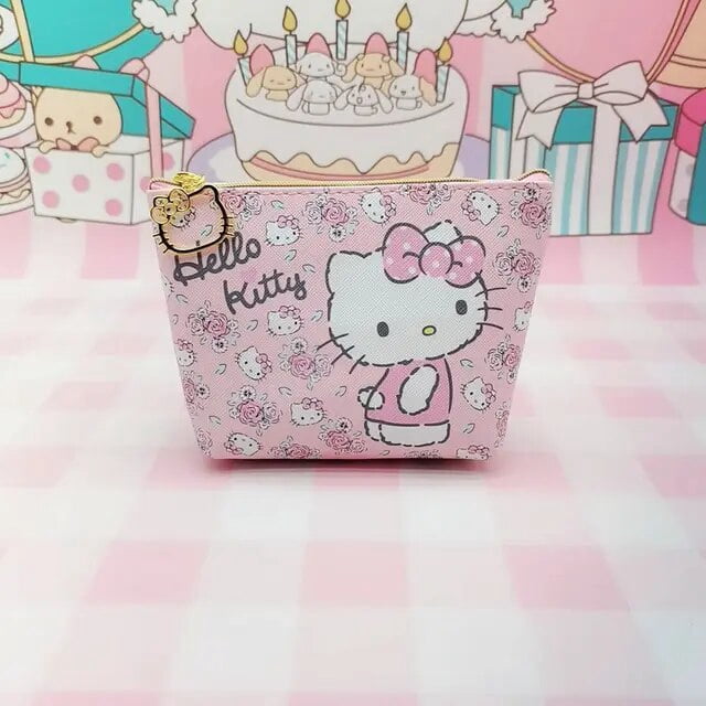Sanrio Hello Kitty Melody Wallet Cartoon Cute Cinnamoroll ...
