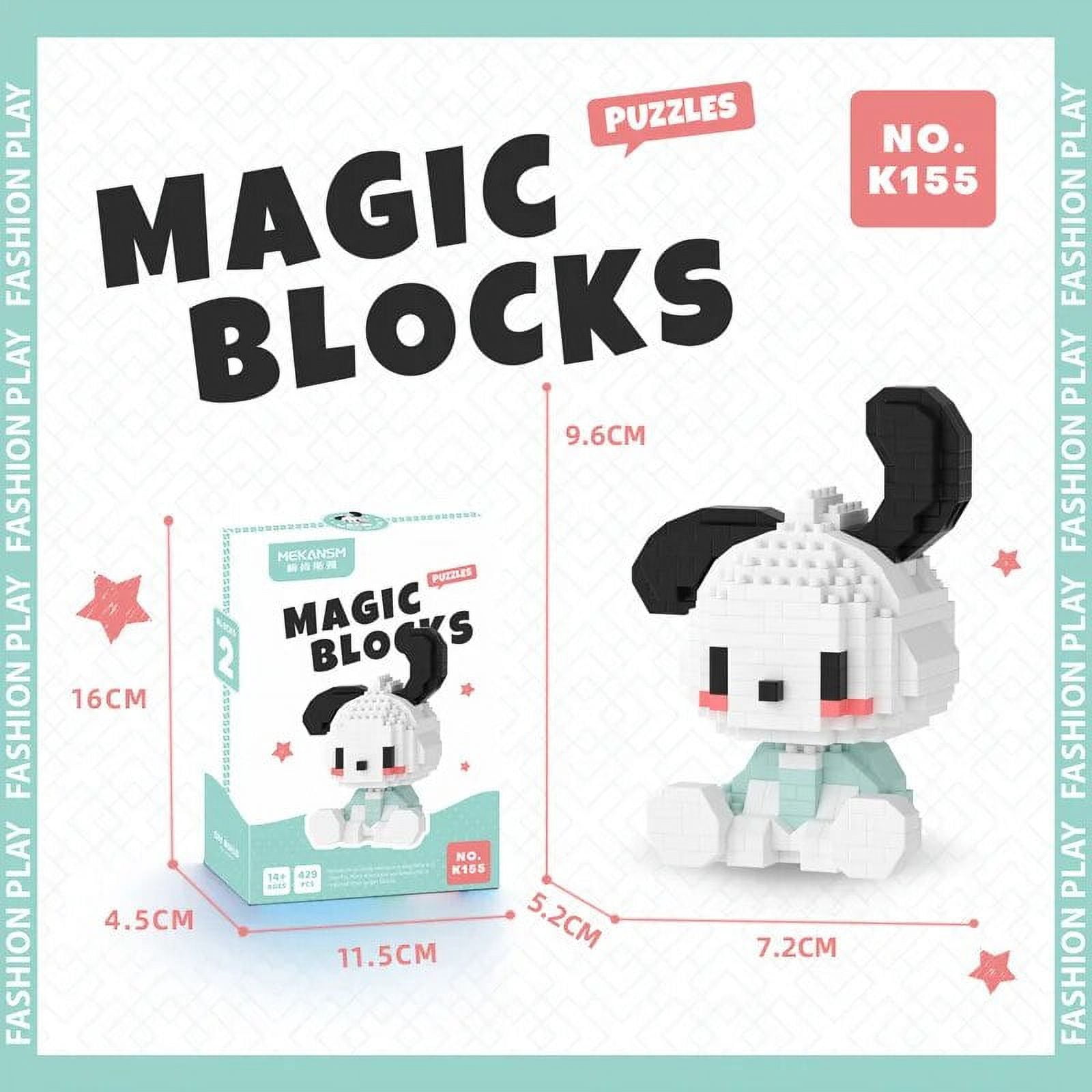 Sanrio Hello Kitty Micro Building Block Pochacco Cinnamoroll Kuromi ...