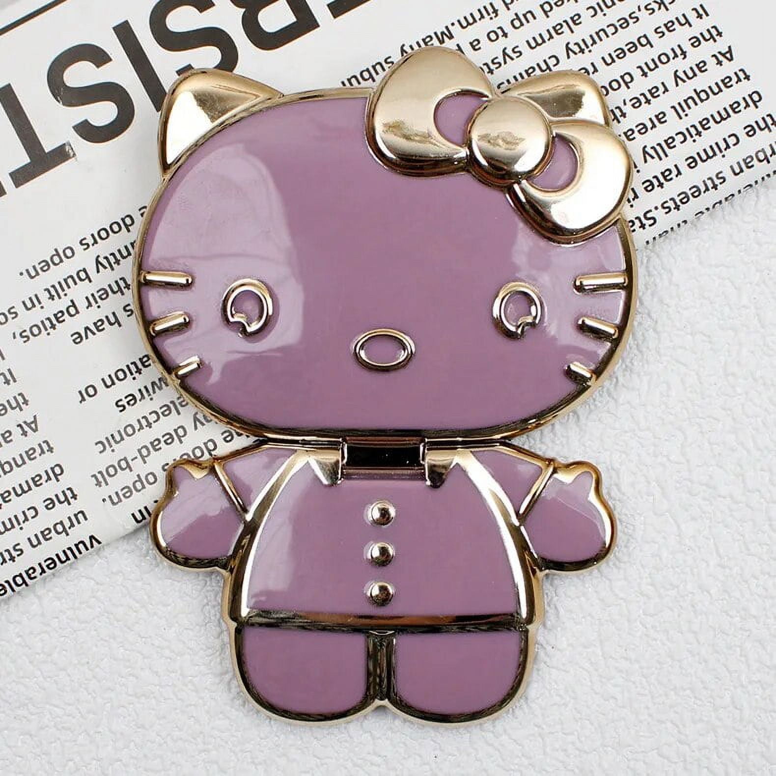 Sanrio Hello Kitty Mobile Holder Cute Back-Attached Folding Lazy Holder ...