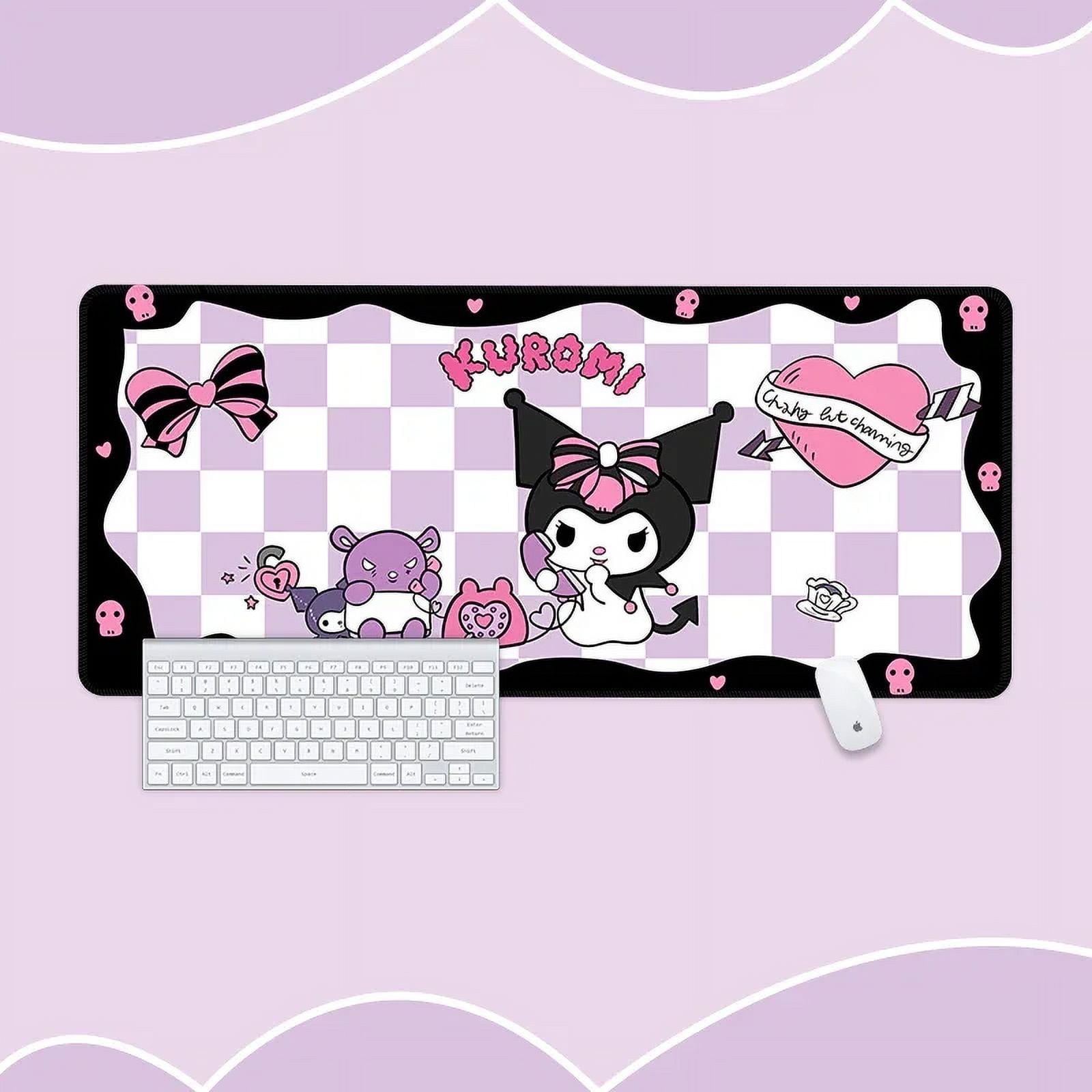 Sanrio Hello Kitty Mouse Pad Deskmat Kuromies Mousepad Anime Mat Gamer ...
