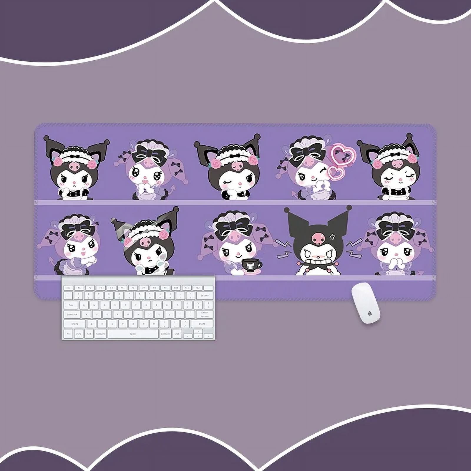 Sanrio Hello Kitty Mouse Pad Deskmat Kuromies Mousepad Anime Mat Gamer ...
