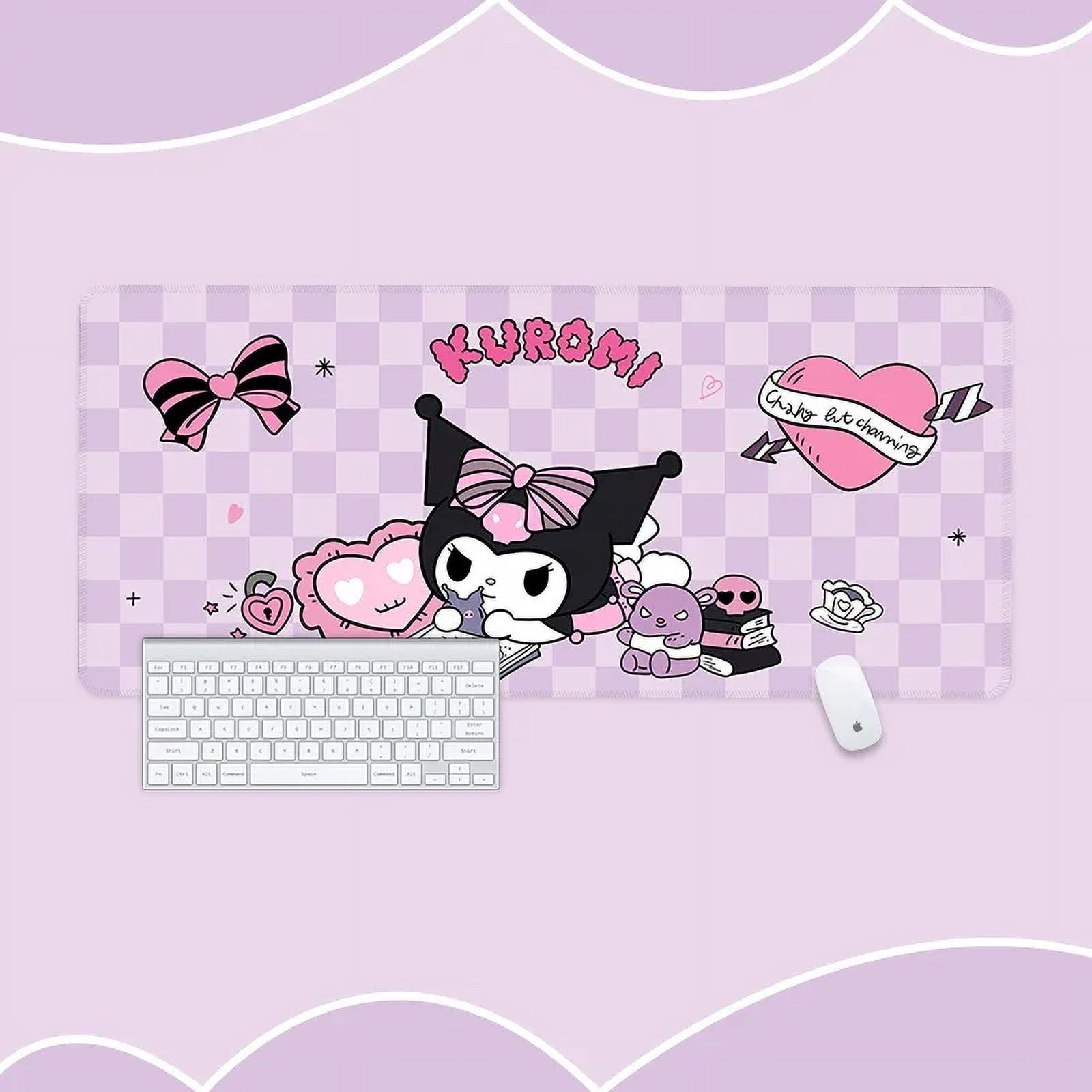 Sanrio Hello Kitty Mouse Pad Deskmat Kuromies Mousepad Anime Mat Gamer ...