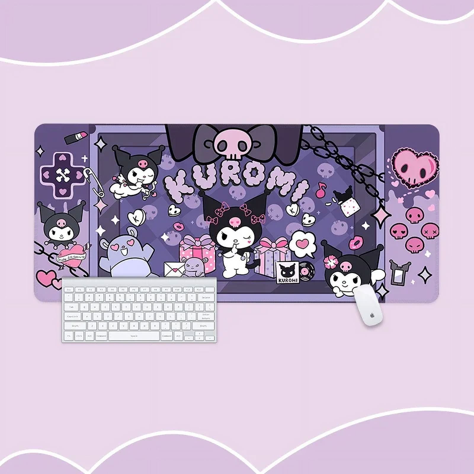 Sanrio Hello Kitty Mouse Pad Deskmat Kuromies Mousepad Anime Mat Gamer ...