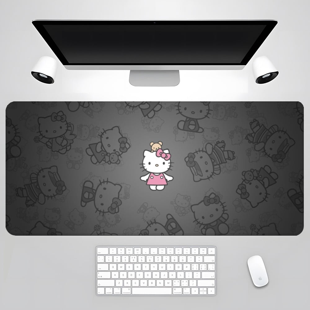 Sanrio Hello Kitty Mouse Pad Gamer Pc Gaming Accessories Rubber Mat XXL ...