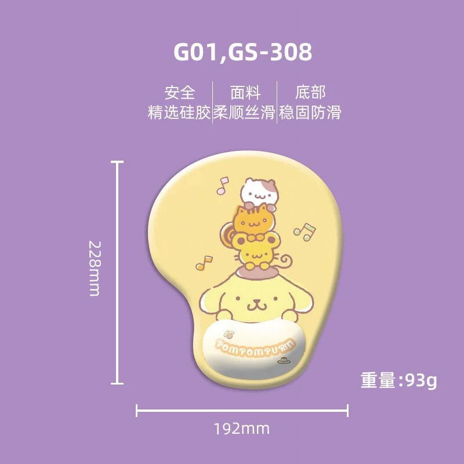 Sanrio Hello Kitty Mouse Pads with Silicone Wrist Support Anime Kuromi ...