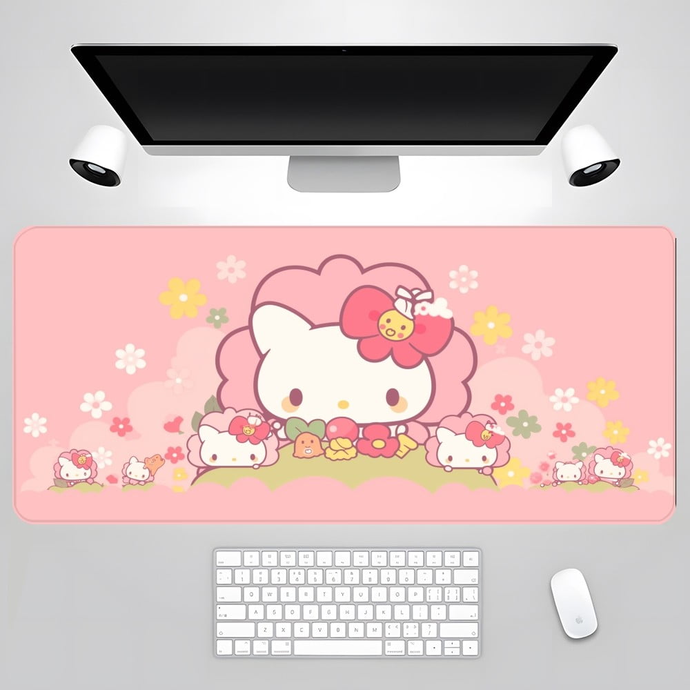 Sanrio Hello Kitty Mousepad 400x800 Gamer Pc Gaming Accessories Rubber ...