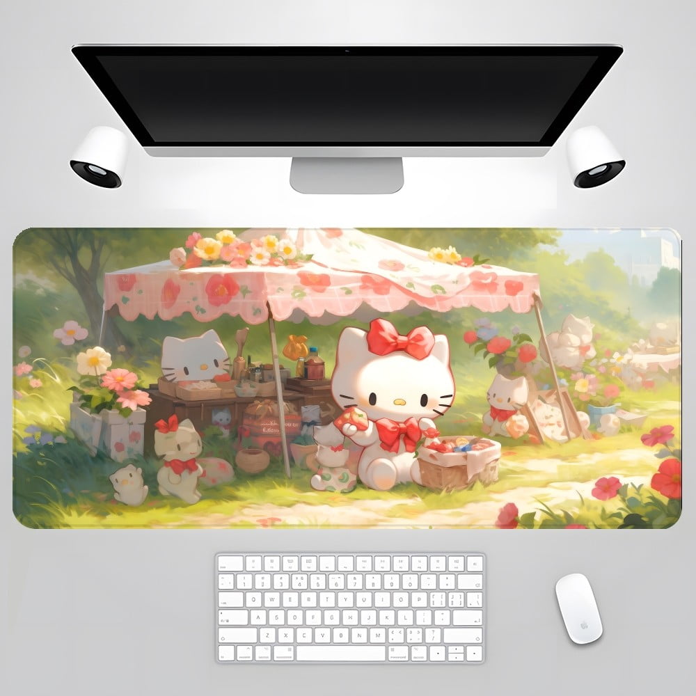 Sanrio Hello Kitty Mousepad 400x800 Gamer Pc Gaming Accessories Rubber ...