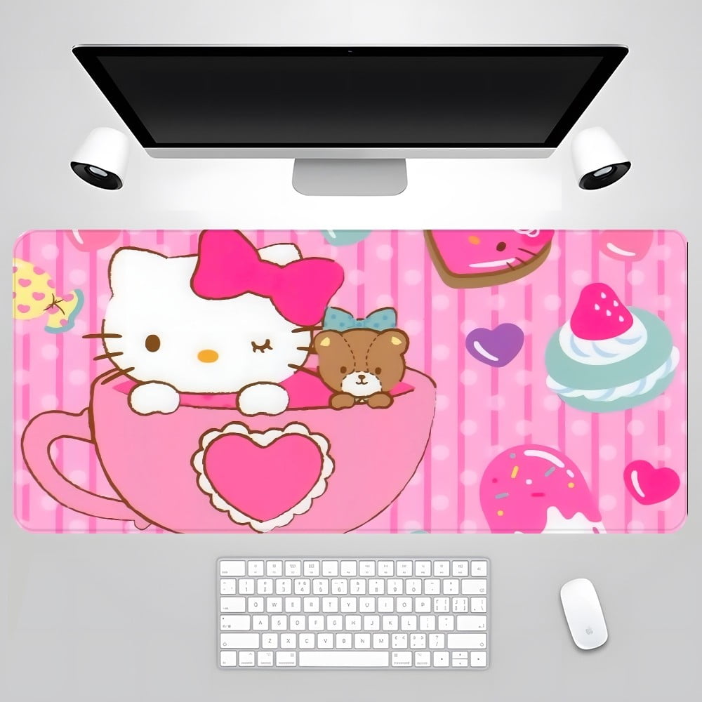 Sanrio Hello Kitty Mousepad 400x800 Gamer Pc Gaming Accessories Rubber ...
