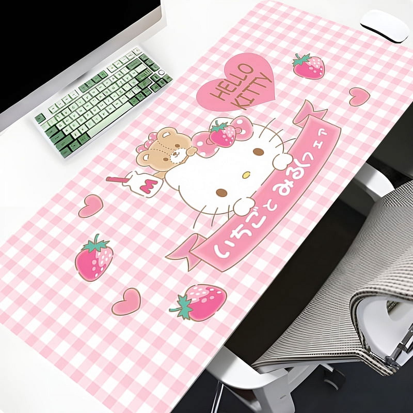 Sanrio Hello Kitty Mousepad Cute Cartoon Cat Table Mat Computer ...