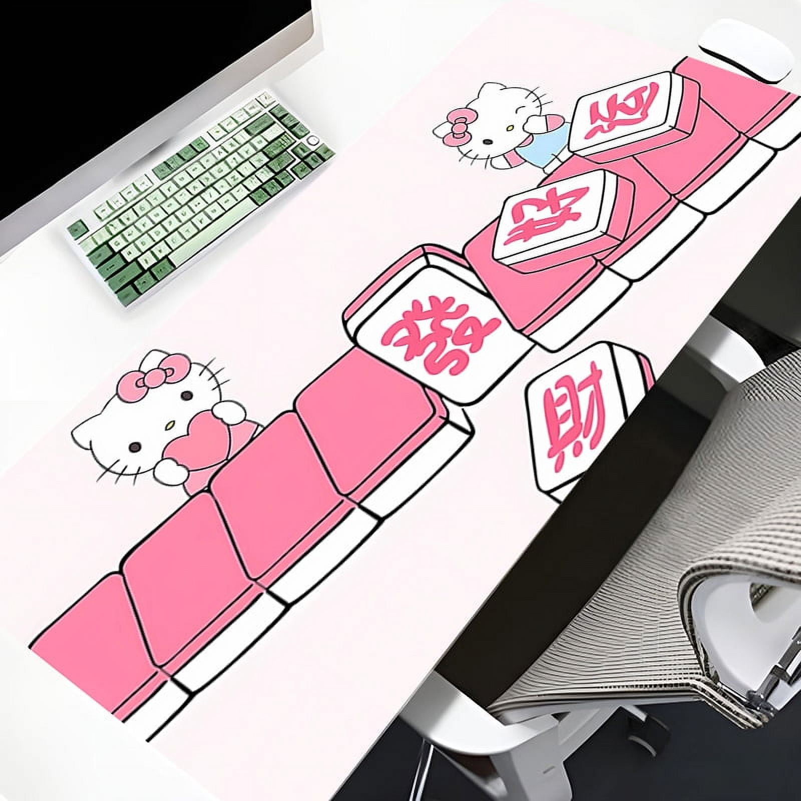 Sanrio Hello Kitty Mousepad Cute Cartoon Cat Table Mat Computer ...
