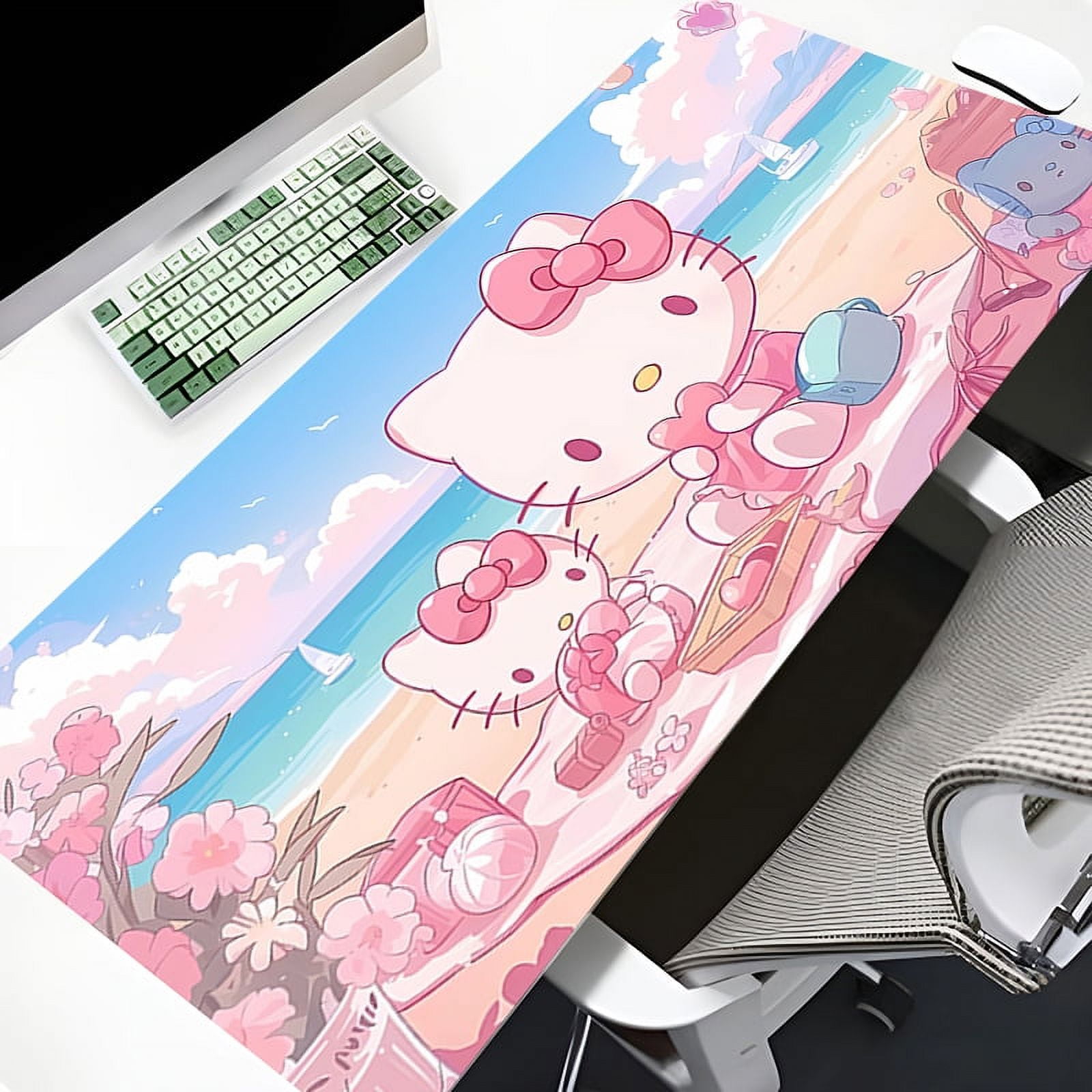 Sanrio Hello Kitty Mousepad Cute Cartoon Cat Table Mat Computer ...