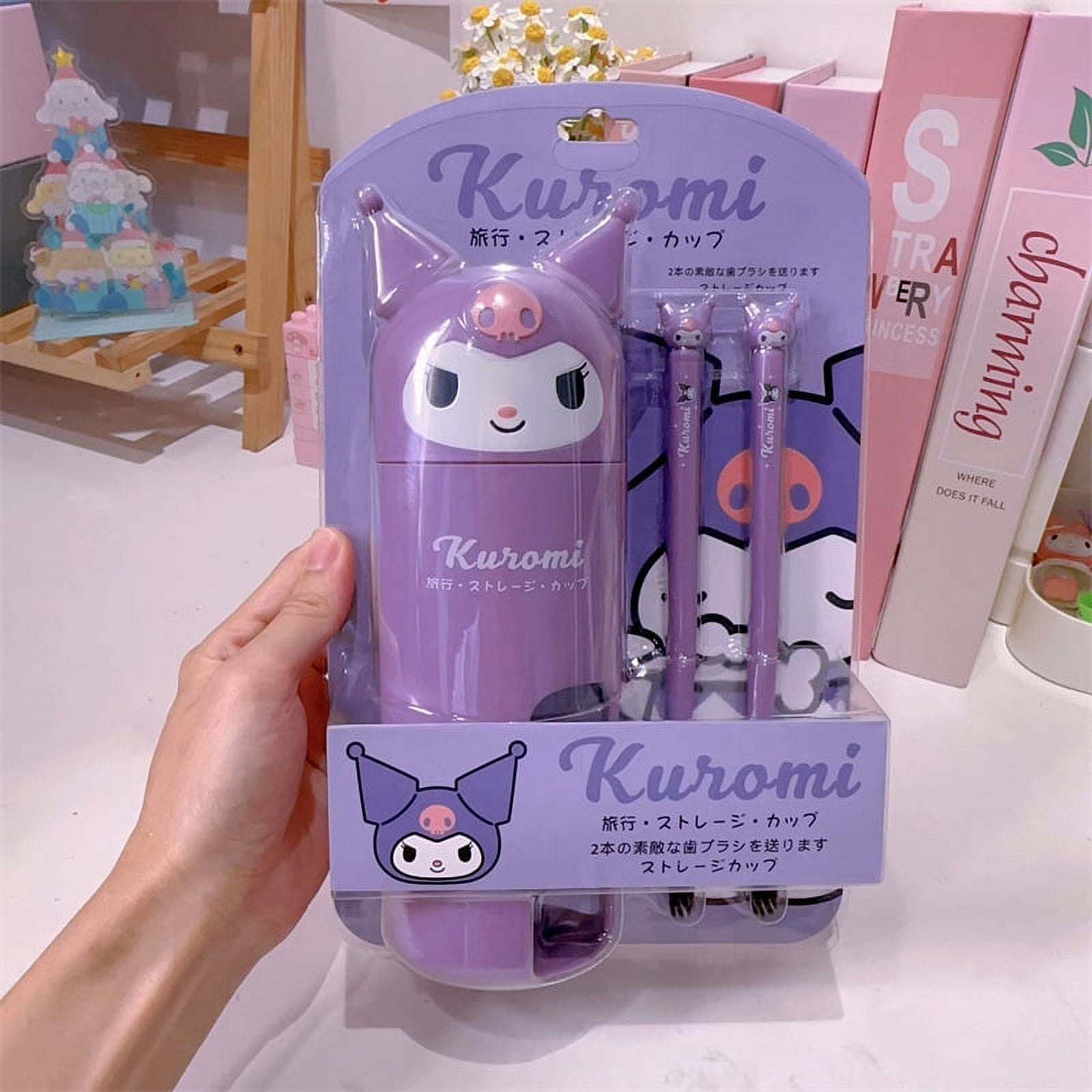 Sanrio Hello Kitty My Melody Cartoon Portable Travel Toothbrush Gargle ...