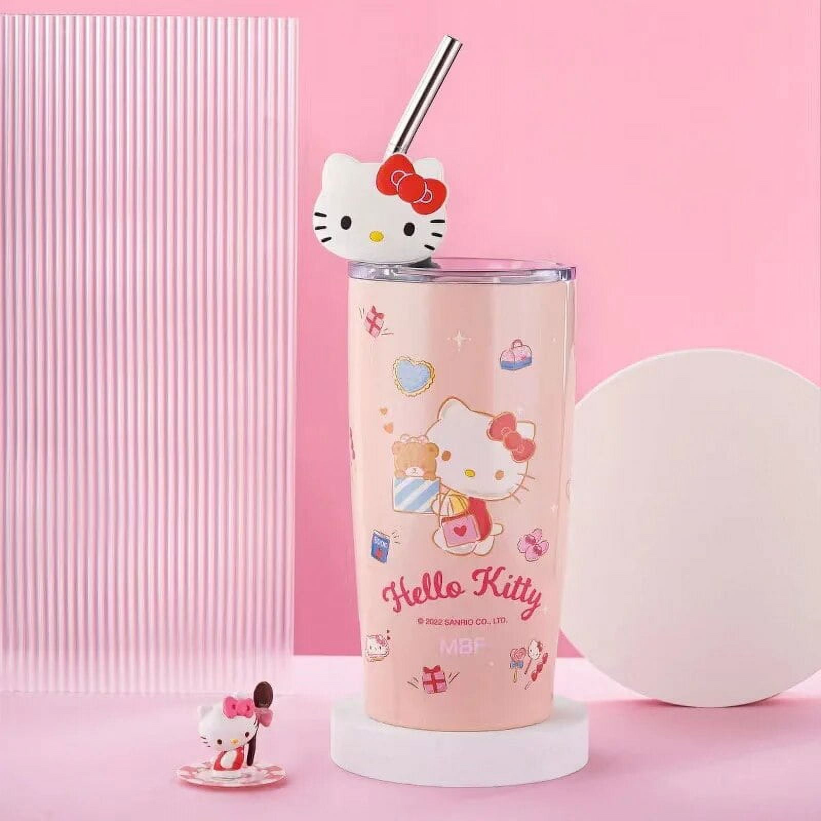 Sanrio Hello Kitty My Melody Cinnamoroll Kuromi Thermos Cup 304 Stainless Steel 600ml Large ...