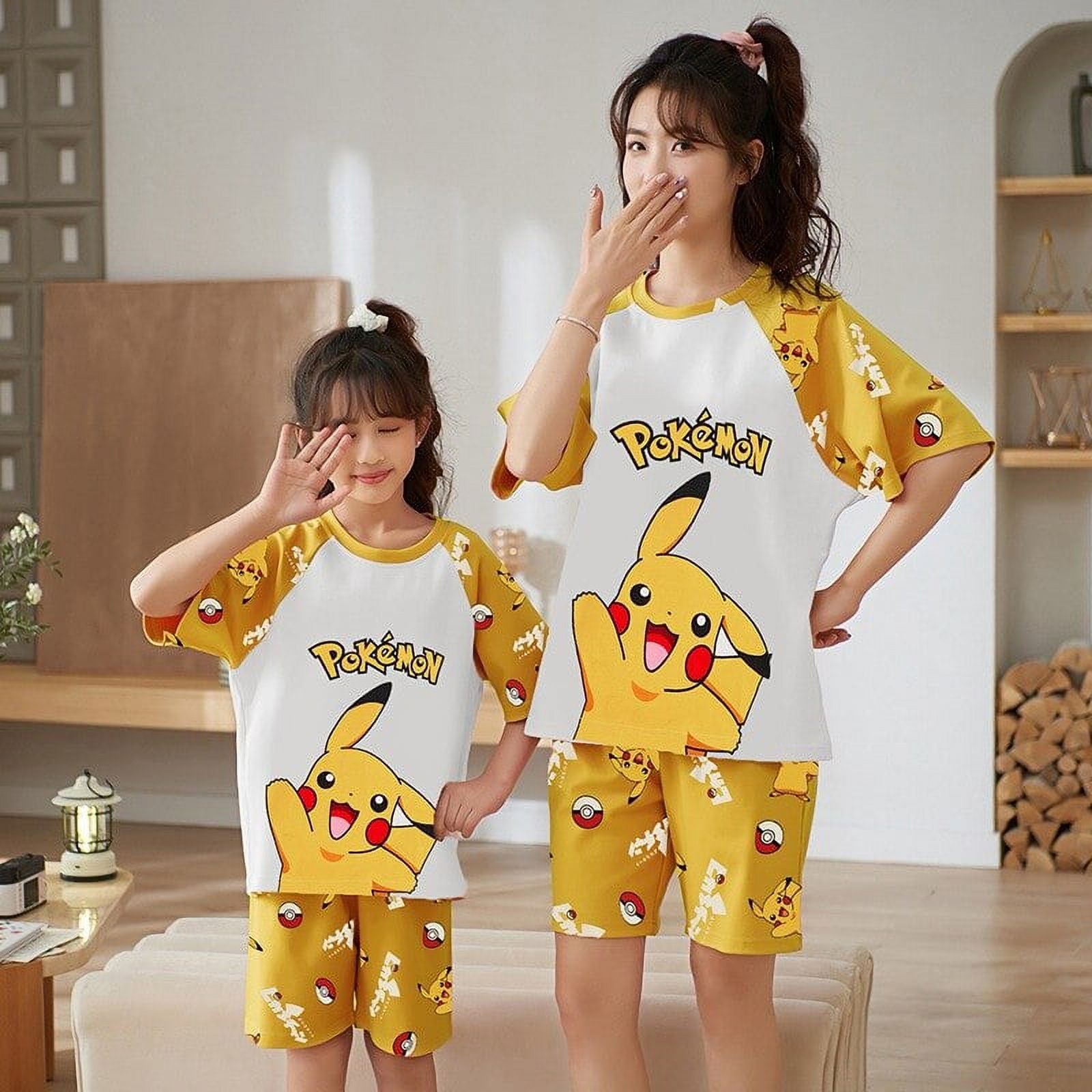 Sanrio Hello Kitty My Melody Keroppi Cartoon Parent-Child Pajamas ...