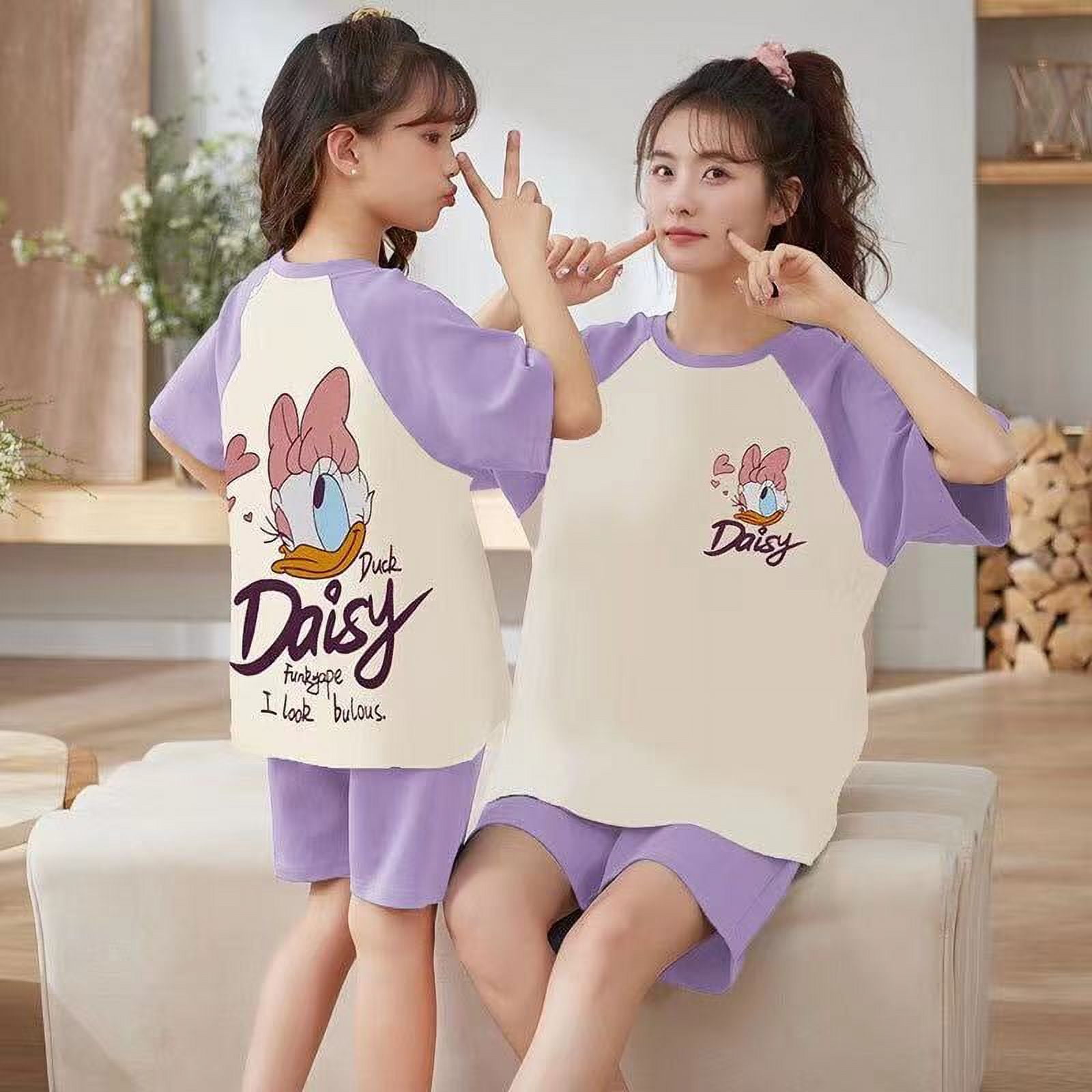 Sanrio Hello Kitty My Melody Keroppi Cartoon Parent-Child Pajamas ...