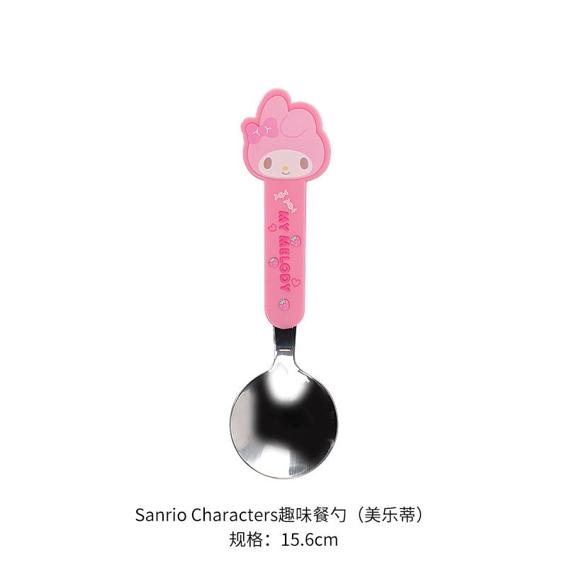 Sanrio Hello Kitty My Melody Kuromi Cartoon Creative Stainless Steel ...