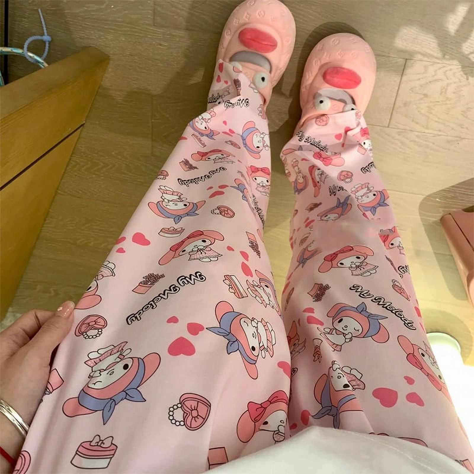 Sanrio Hello Kitty My Melody Kuromi Casual Pajama Pants Women's Autumn ...