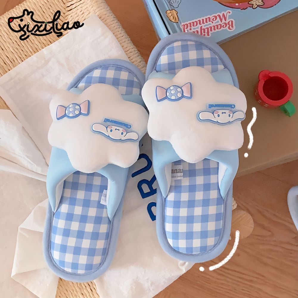 Sanrio Hello Kitty My Melody Kuromi Cinnamoroll Versatile Slippers Men ...