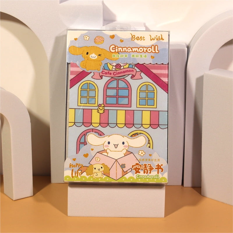 Sanrio Hello Kitty My Melody Pachacco Kuromi Cinnamoroll Quiet Book ...