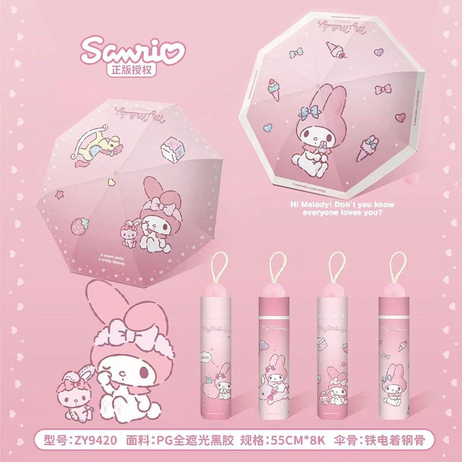 Sanrio Hello Kitty New Cinnamoroll Umbrella Kawaii Anime My Melody ...